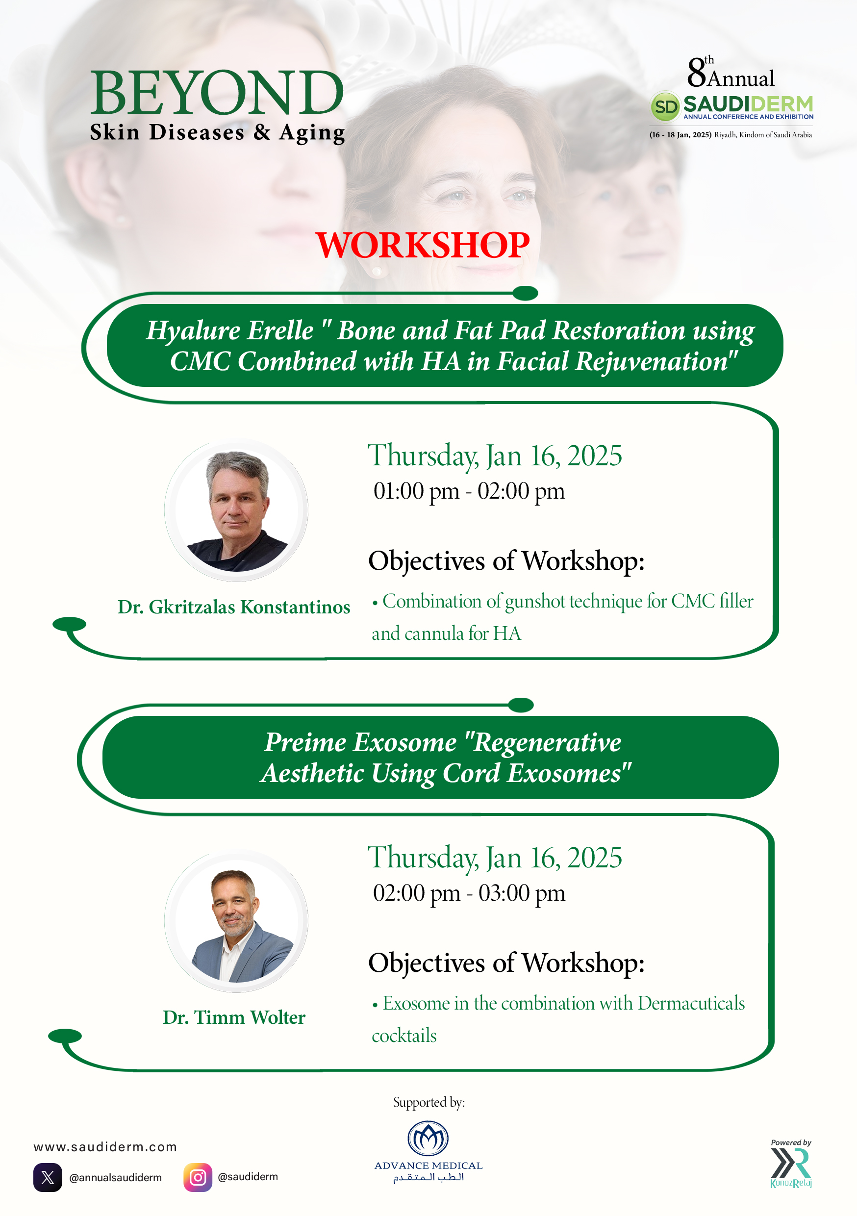 Workshops – 9th SaudiDerm Conference